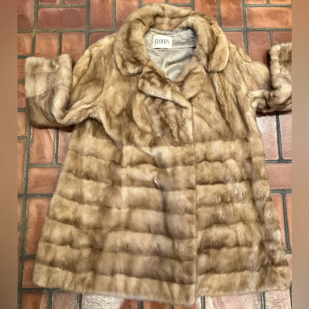 Lloyd ‘s | Jackets & Coats | Vintage Elegant Pastel Honey Blonde Mink ...